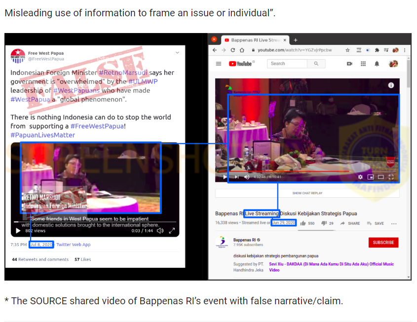 Another evidence of Free West Papua hoax campaign – WEST PAPUA